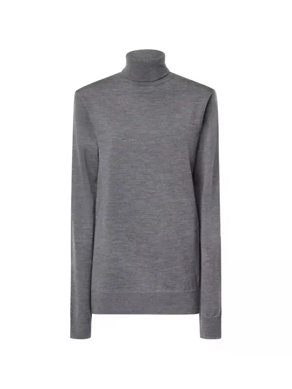 THE FRANKIE SHOP Eve Thin Turtleneck Sweater Light
