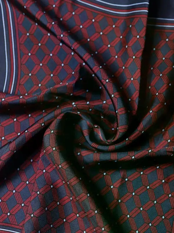 Dolce & Gabbana Geometric-print Silk Scarf