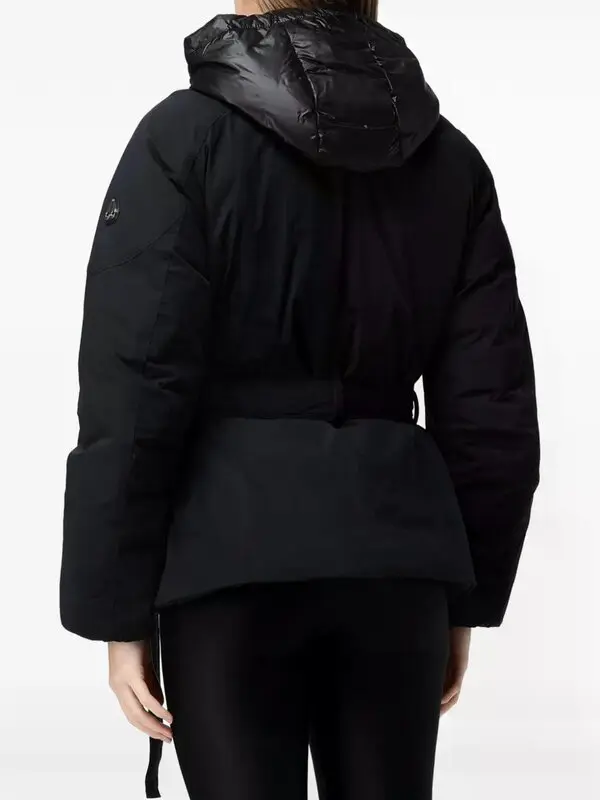 Moose Knuckles Belted Hooded Jacket