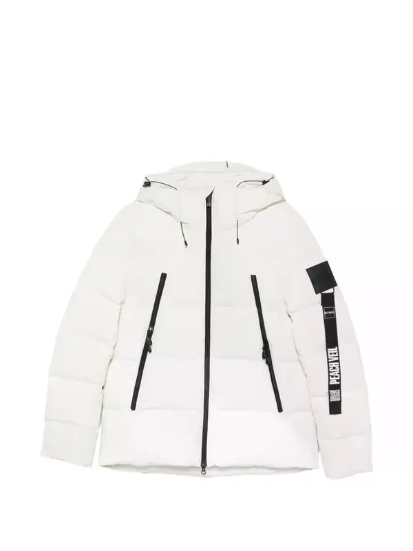 OUTHERE Claiborn Quilted Hooded Jacket - White