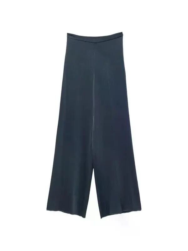 Marella Satin-finish Wide-leg Trousers