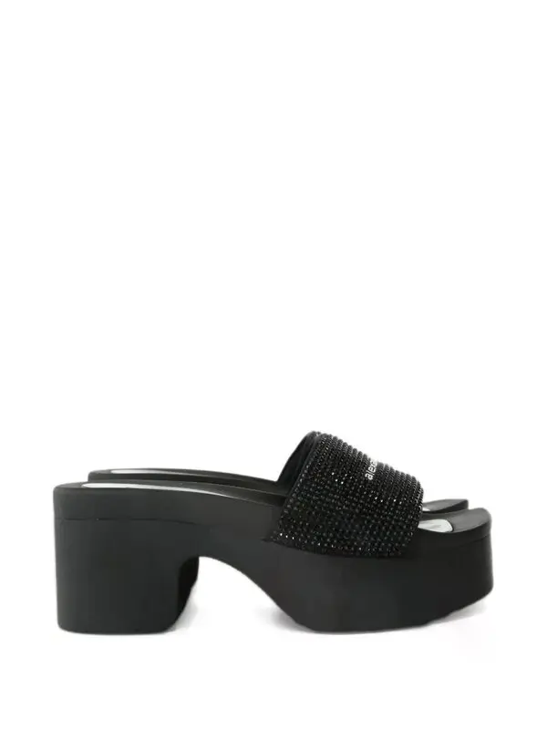 Alexander Wang Crystal Platform Slides
