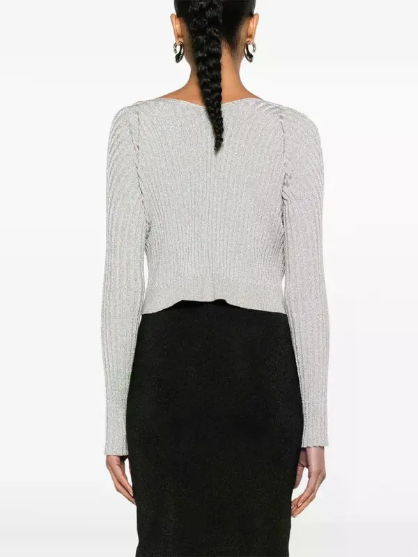 Jacquemus Pralu Lurex Cardigan