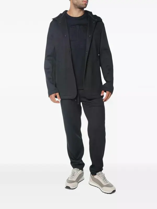Armani Exchange Ribbed Hooded Jacket