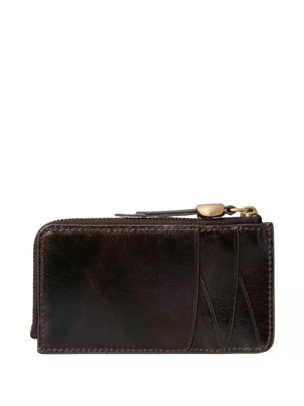 Tory Burch Romy Distressed Zip Card Case