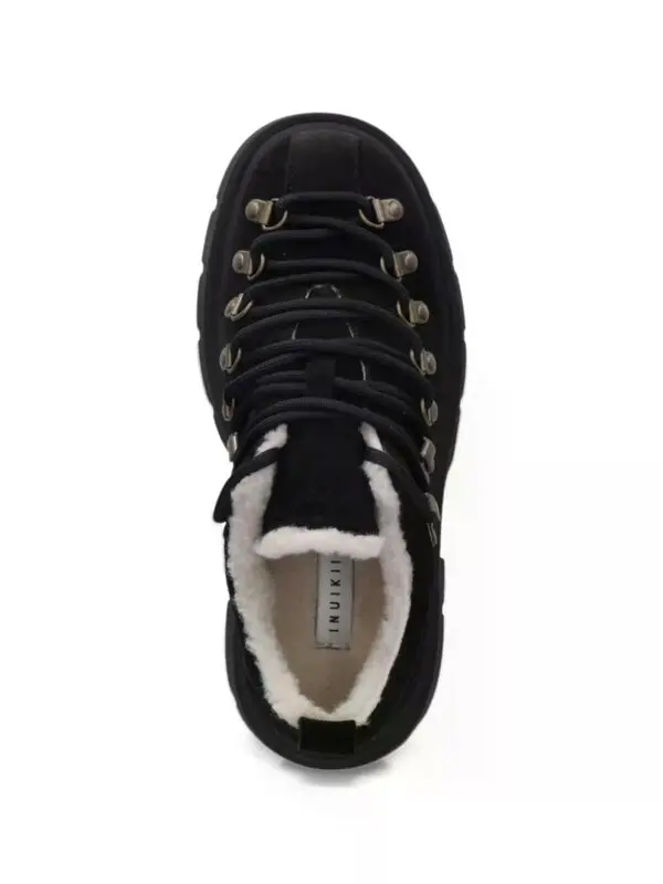 Inuikii Shearling-lined Suede Sneakers