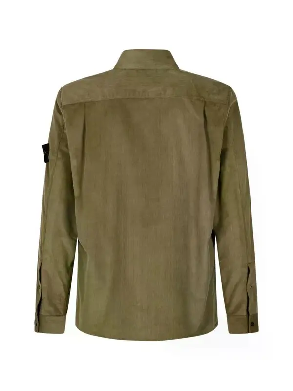 Stone Island Corduroy Compass-patch Shirt