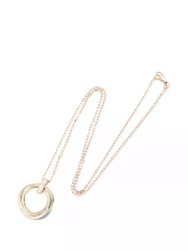 Cartier 2010s Trinity Diamond Necklace