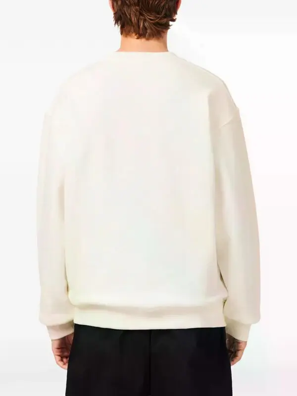 Lacoste Embroidered Fleece Crew Neck Sweatshirt