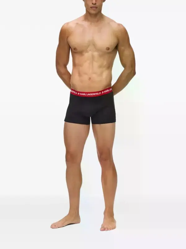 Karl Lagerfeld Logo-waistband Trunks