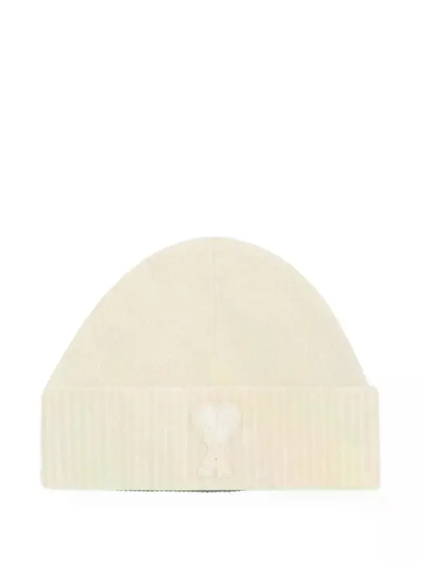 AMI Paris De Coeur Patch Alpaca Beanie