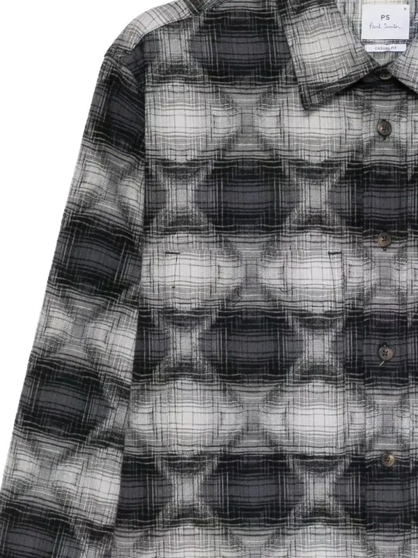 Paul Smith Geometric-print Pocket Shirt