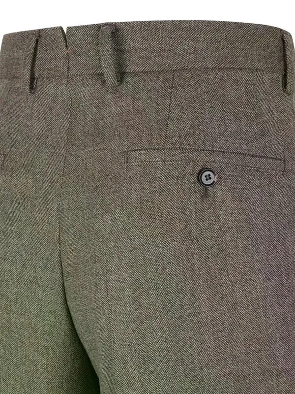 CAMEL ACTIVE Pleated Herringbone Trousers