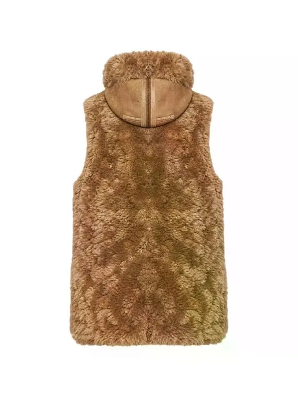 VEGANCODE Faux-fur Sleeveless Jacket