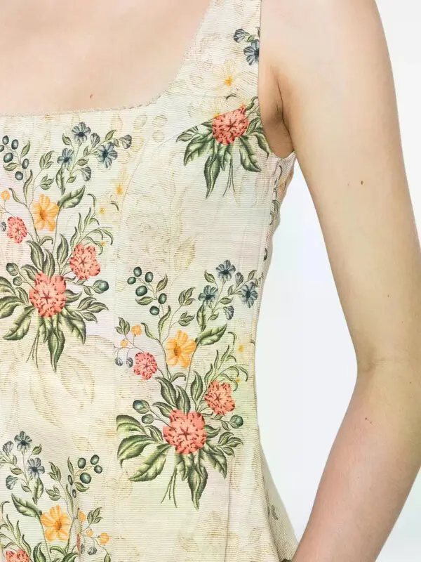 Agua Bendita Pistilo Midi Dress
