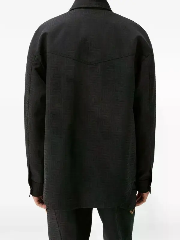 Versace Jacquard Cotton-blend Blouson