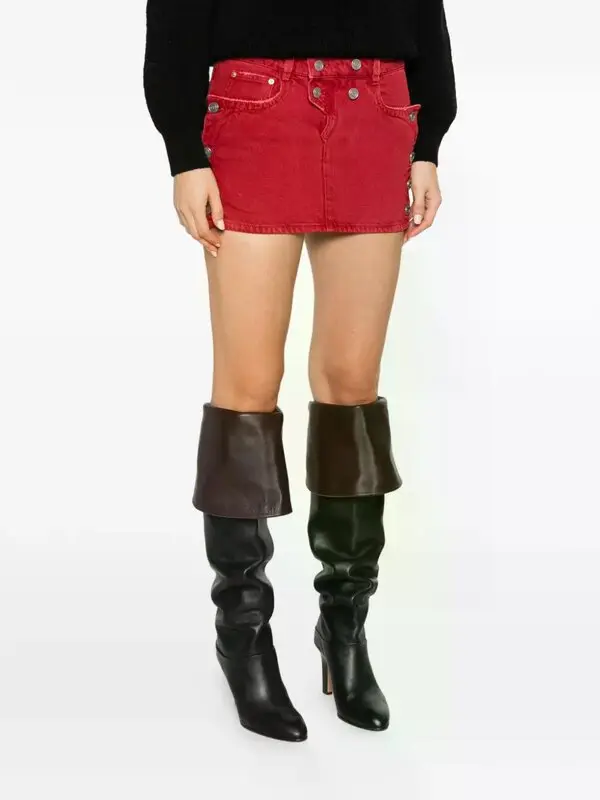Isabel Marant Étoile Ralma Button-detailed Denim Mini Skirt