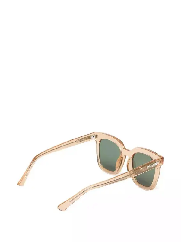 D.FRANKLIN 993 Crystal Square-frame Sunglasses