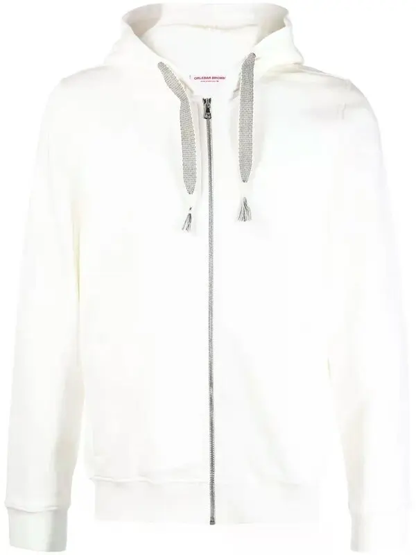 Orlebar Brown Stark Drawstring Zip-up Hoodie