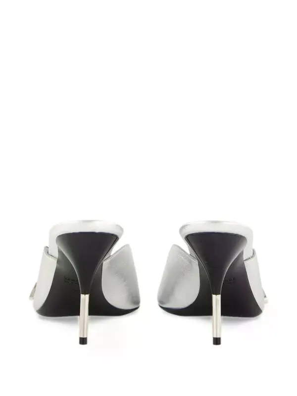 Versace Buckle-detail Metallic Sandals