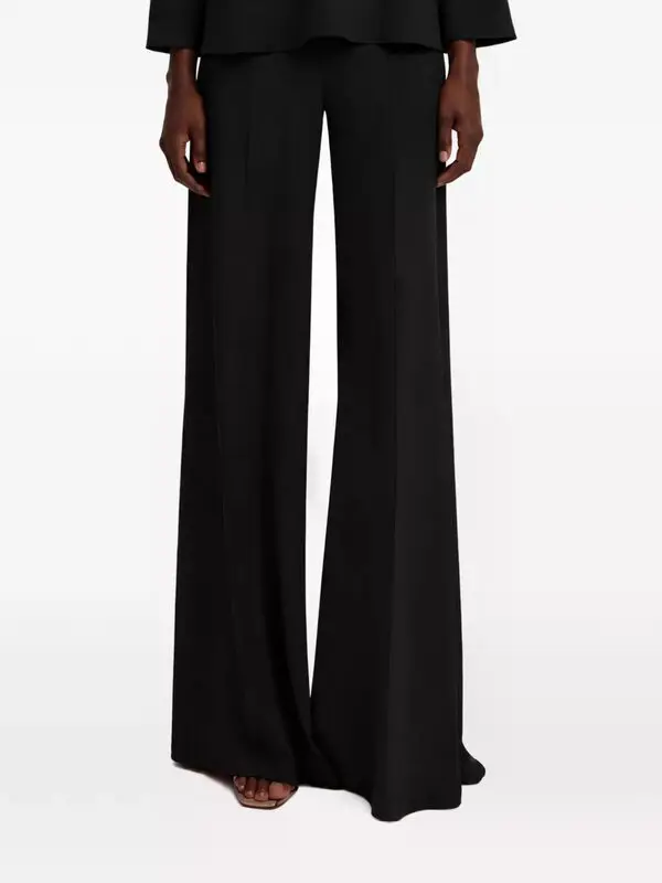 GEMY MAALOUF Pressed-crease Flared Trousers