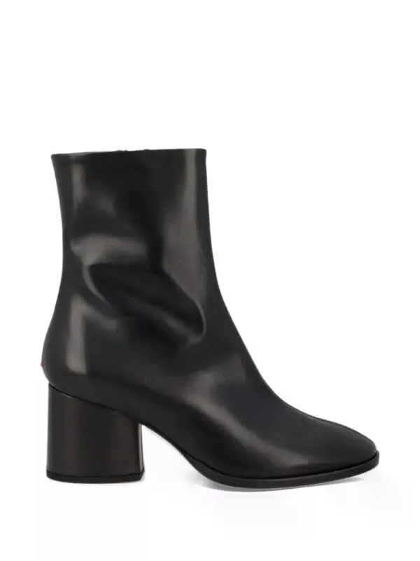 AeydĒ Block-heel Leather Ankle Boots