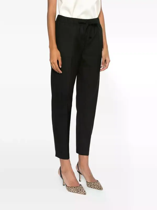 SEMICOUTURE Drawstring-waist Straight-leg Trousers