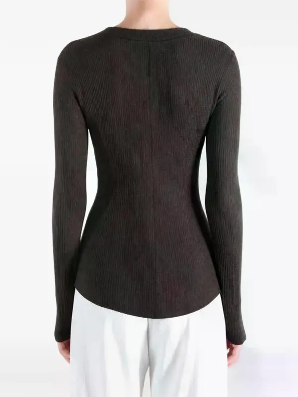 Free People Going Places Ribbed-knit Press-stud Cardigan