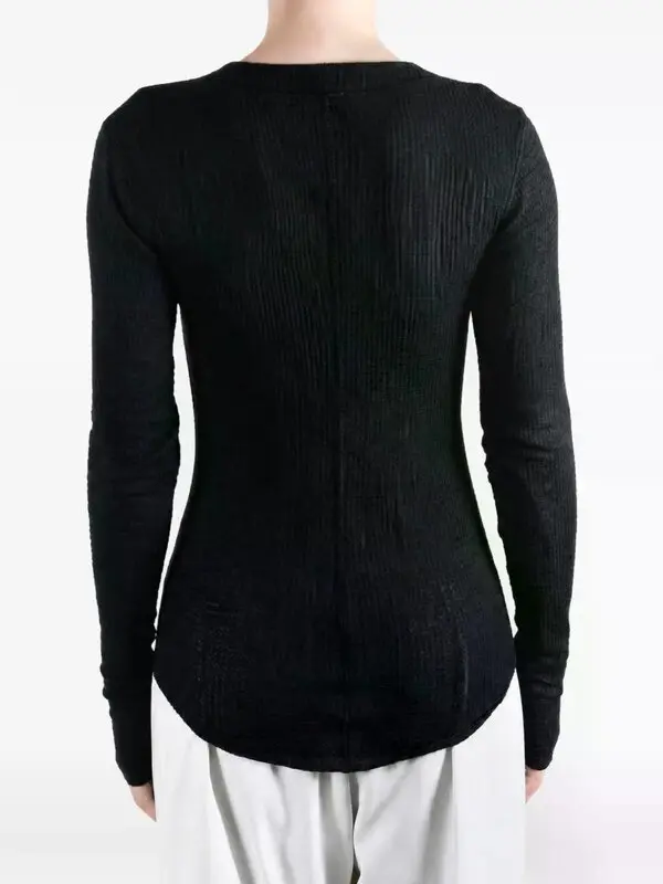 Free People Ribbed-knit Press-stud Cardigan