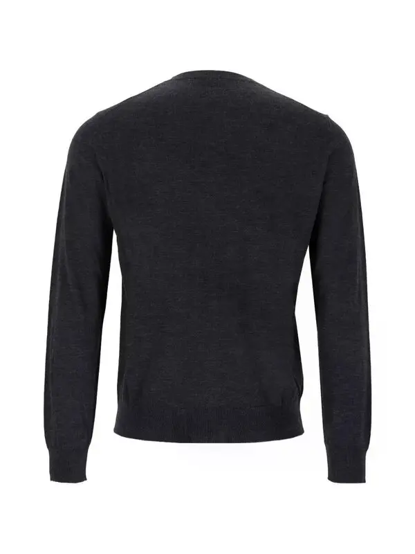 Alpha Studio V-neck Merino-wool Sweater