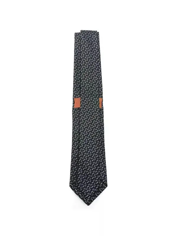 Missoni Geometric-pattern Silk Tie