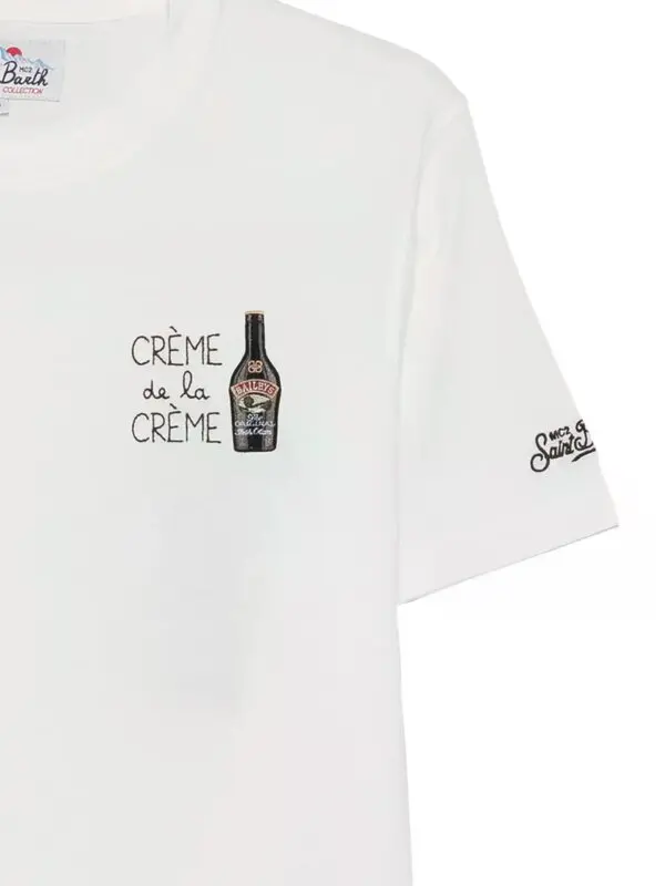 MC2 SAINT BARTH Embroidered Logo-patch T-shirt
