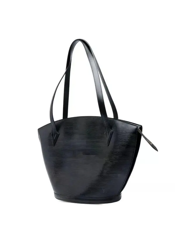LOUIS VUITTON 1999 Epi Saint Jacques Gm Long Strap Tote Bag - Black