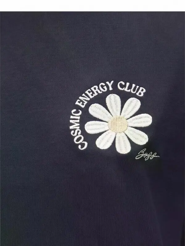 BOSS Floral-embroidered T-shirt