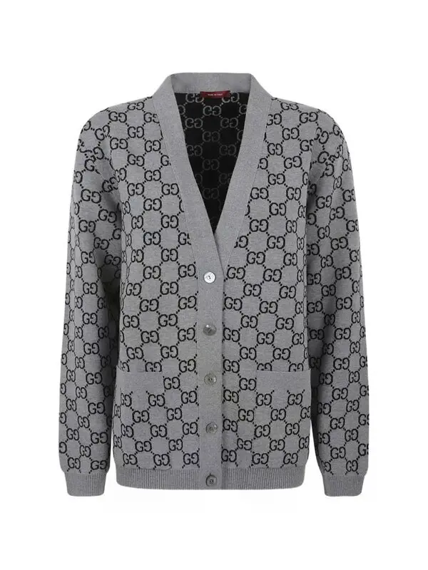Gucci Gg Jacquard Cardigan