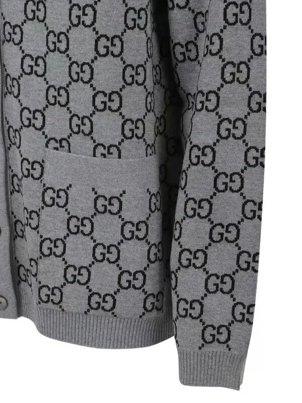 Gucci Gg Jacquard Cardigan