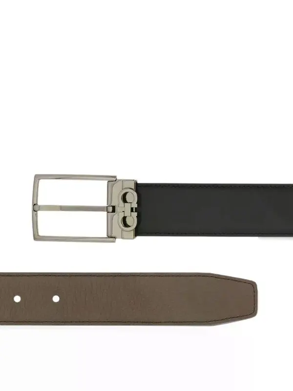 FERRAGAMO Reversible And Adjustable Gancini Belt