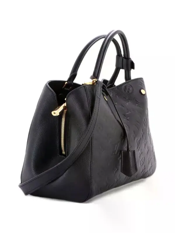 LOUIS VUITTON Montaigne Handbag Monogram Empreinte Leather Mm Satchel