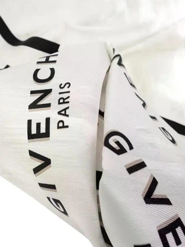 Givenchy Logo-pattern Silk Scarf