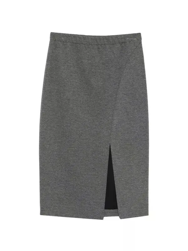 Liviana Conti Front-slit Pencil Midi Skirt