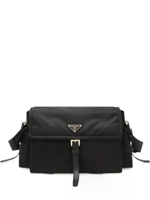 Prada Explore Large Re-nylon Shoulder Bag With Flap