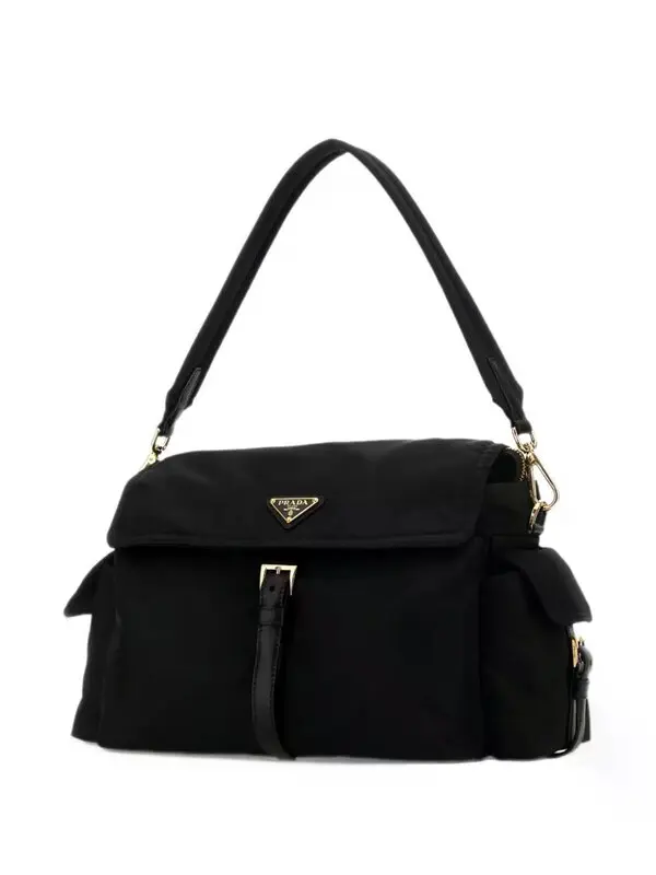 Prada Explore Large Re-nylon Shoulder Bag With Flap