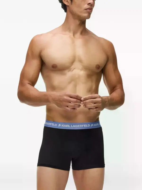 Karl Lagerfeld Logo-waistband Trunks