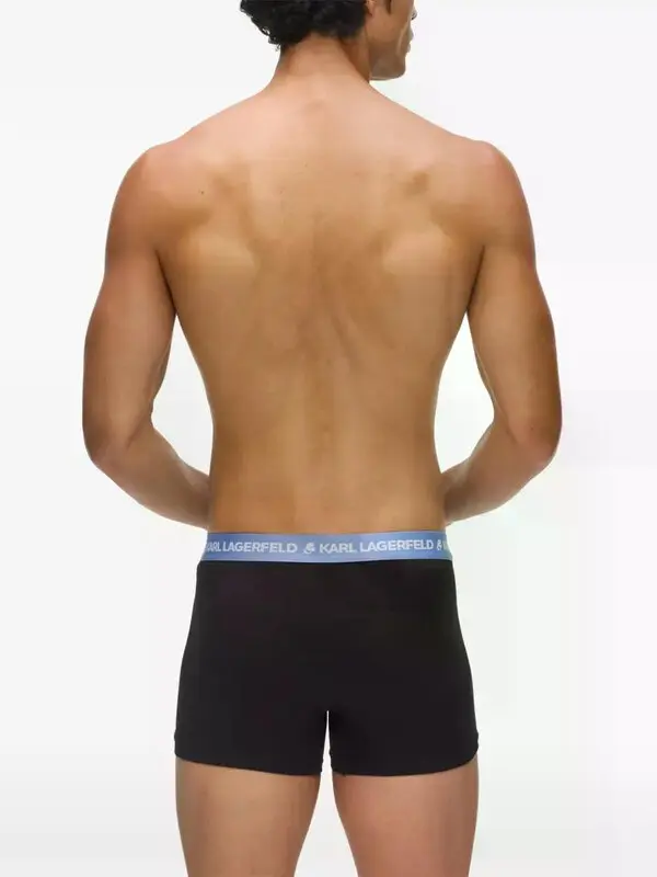 Karl Lagerfeld Logo-waistband Trunks