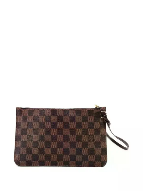 LOUIS VUITTON Neverfull Pochette Damier Large Pouch