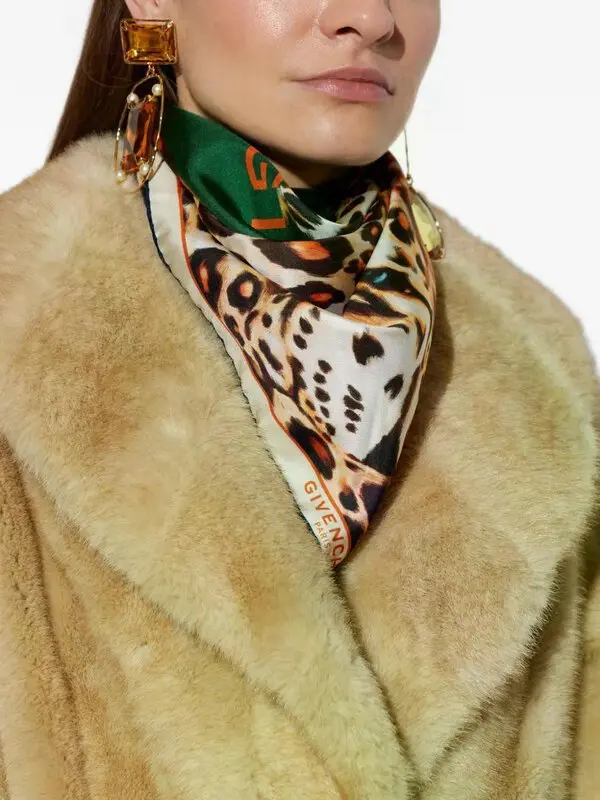 Givenchy Leopard-print Silk Scarf