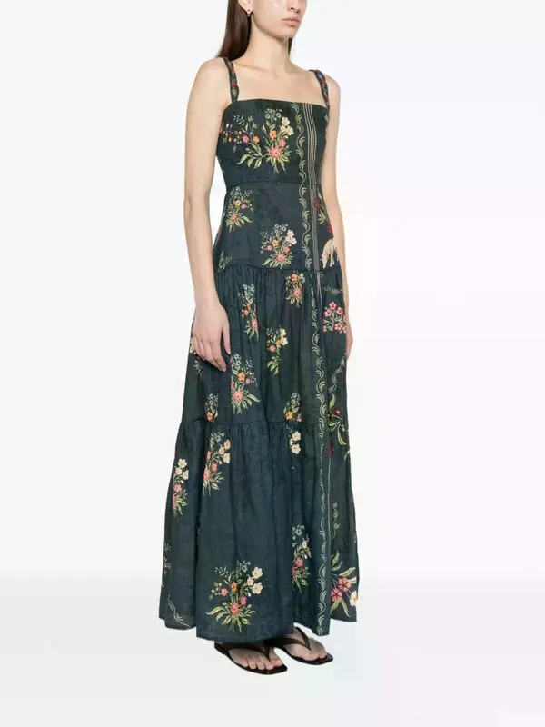 Agua Bendita Lima Maxi Dress