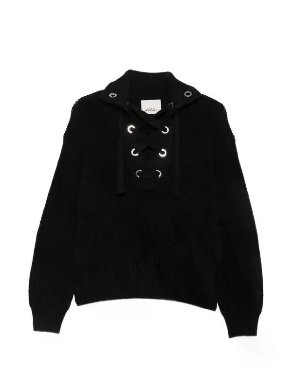 Isabel Marant Étoile Ydalia Lace-up Ribbed Sweater