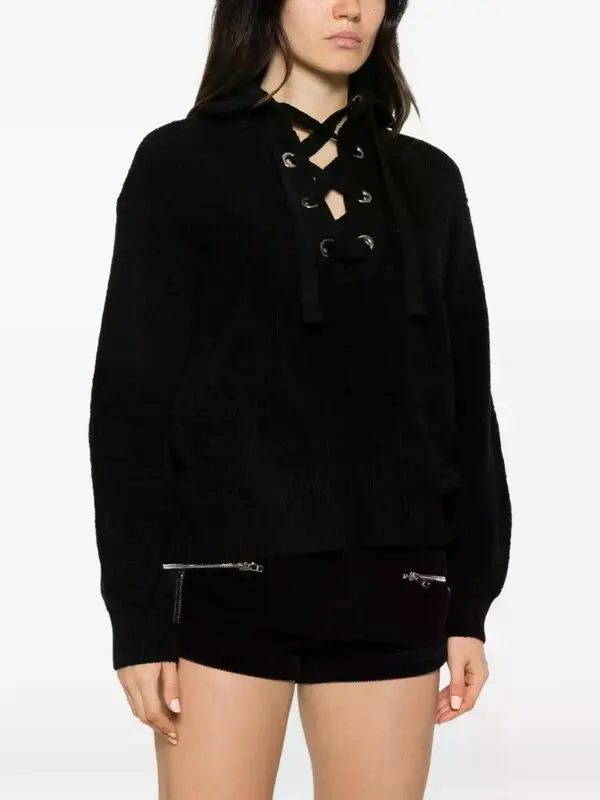 Isabel Marant Étoile Ydalia Lace-up Ribbed Sweater
