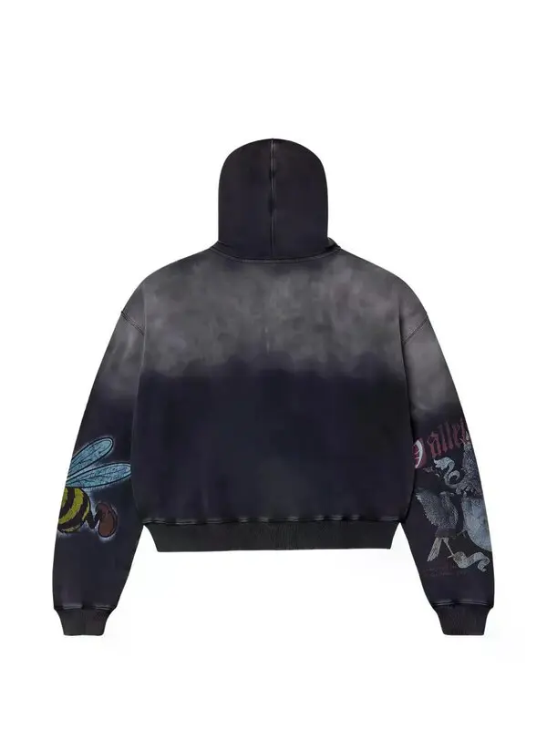 VALE FOREVER Patchwork Faded Hoodie